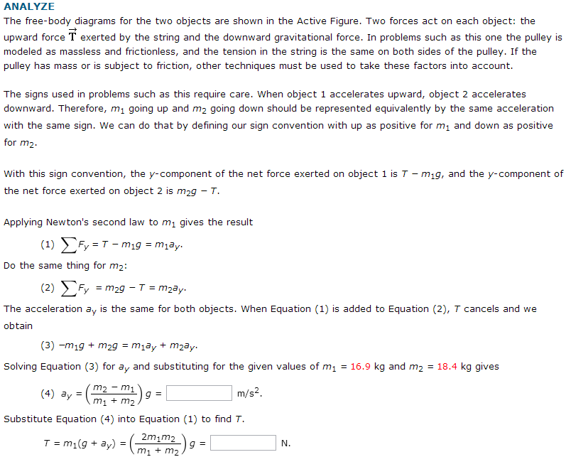 Solved Explore When Two Objects Of Unequal Masses Are 