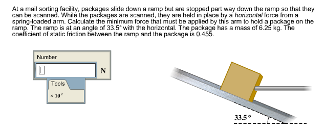 Solved At a mail sorting facility, packages slide down a | Chegg.com