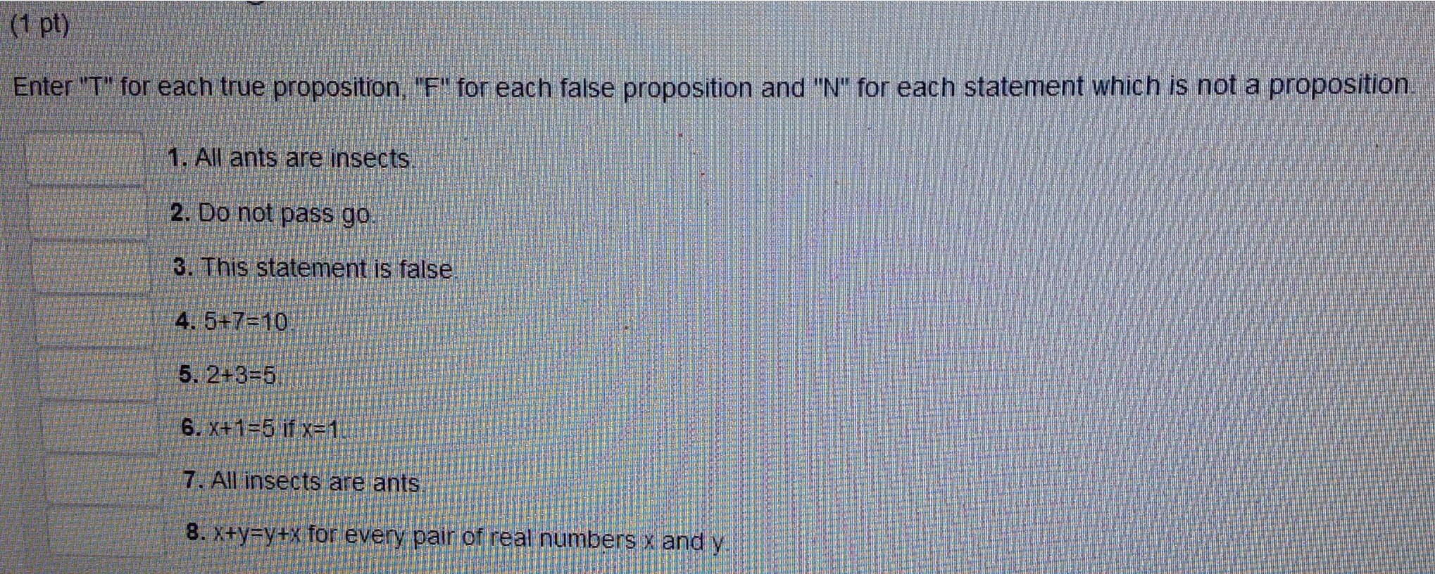 Solved Complete the following truth table by filling in the | Chegg.com