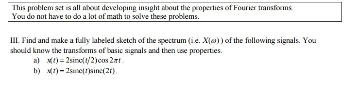 Solved Find and make a fully labeled sketch of the spectrum | Chegg.com