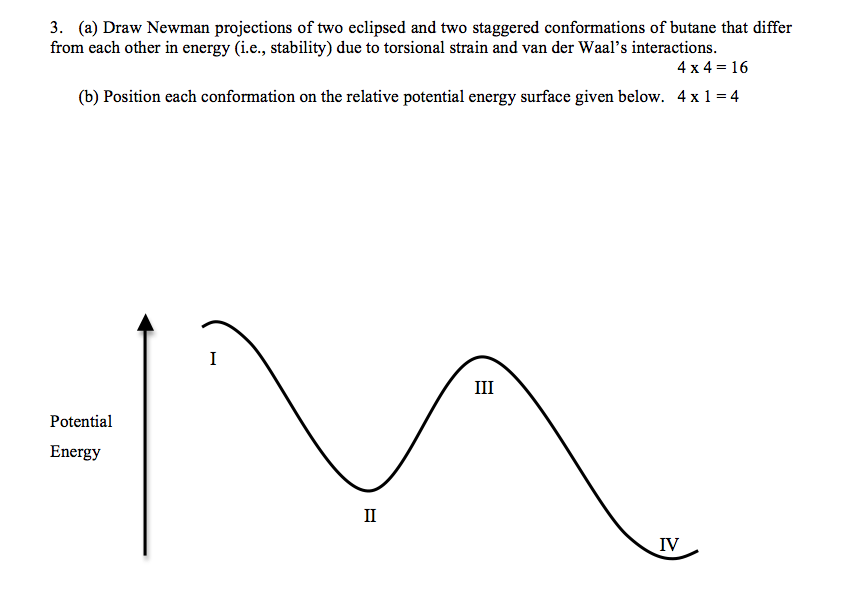 Solved Draw Newman projections of two eclipsed and two | Chegg.com
