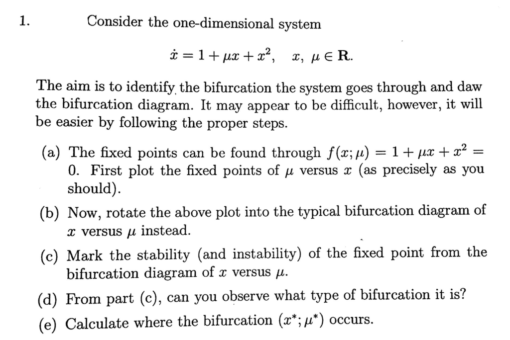 Solved Introduction to Applied Nonlinear Dynamical Systems | Chegg.com