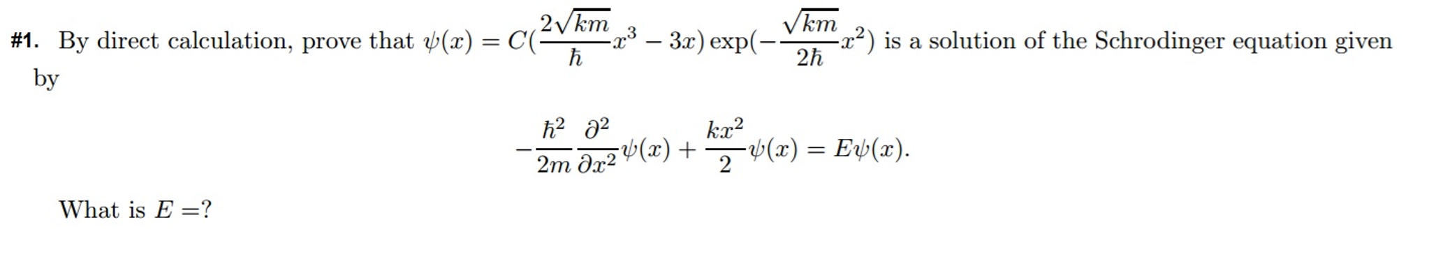 Solved By direct calculation, prove that phi (x) = | Chegg.com
