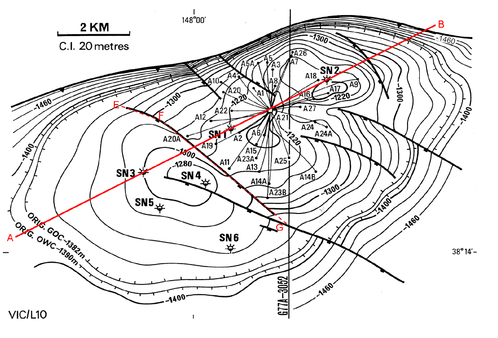 6. Construct a vertical cross-section along the | Chegg.com