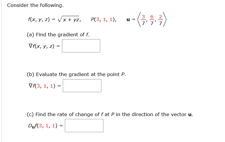 Solved Consider the following. u-
