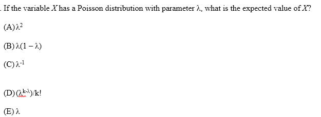 Solved If the variable X has a Poisson distribution with | Chegg.com