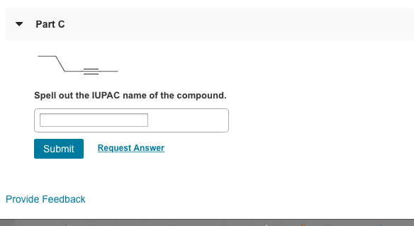 Solved Part A Constants | Periodic Table Give the IUPAC | Chegg.com