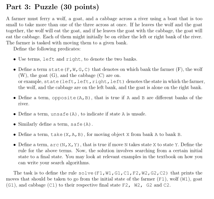 Prolog Programming. | Chegg.com Prolog Programming. | Chegg.com