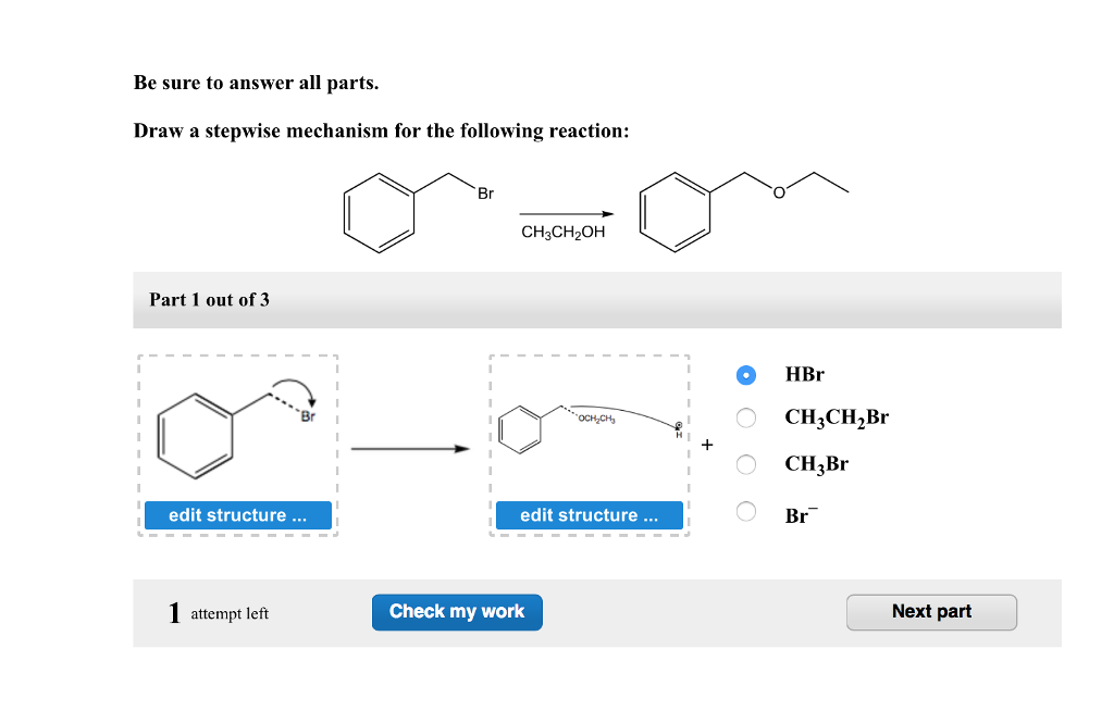 Solved Draw a stepwise mechanism for the following reaction: | Chegg.com