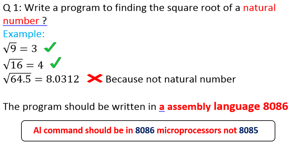Solved Write a program to finding the squareroot of a | Chegg.com