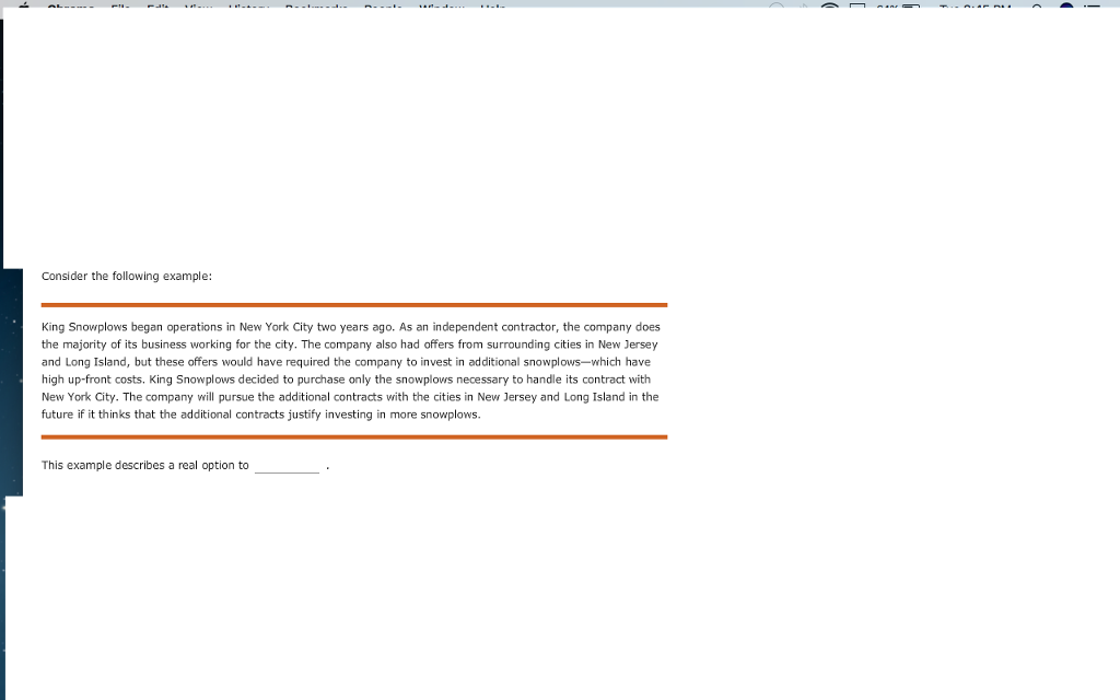 Solved Certain real options allow companies to change | Chegg.com