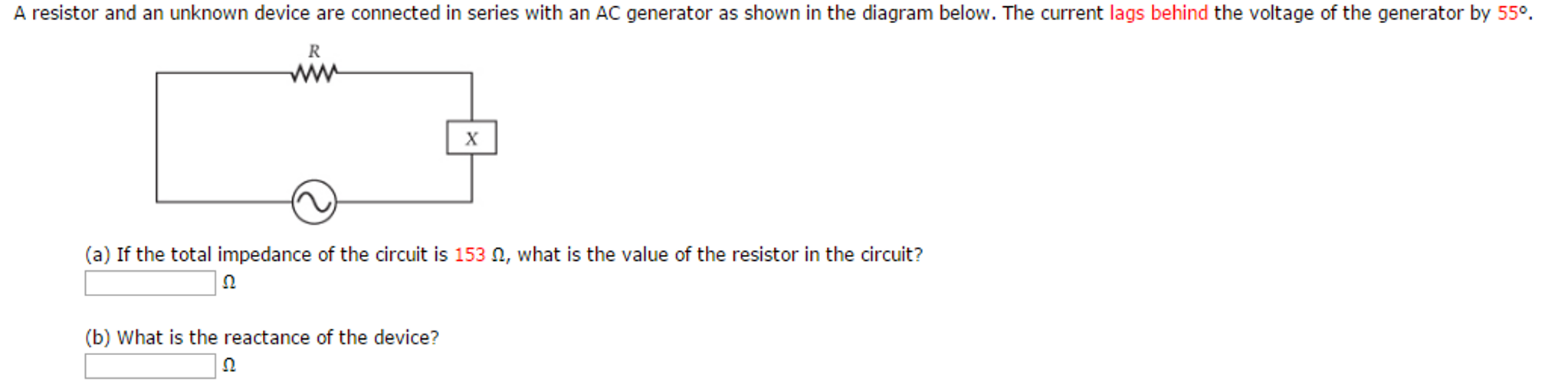 Solved A resistor and an unknown device are connected in | Chegg.com