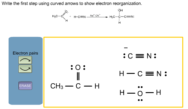 Solved Write the first step using curved arrows to show | Chegg.com