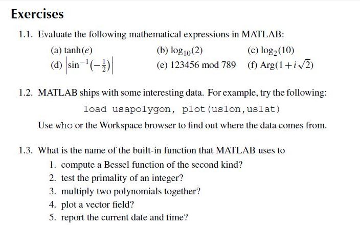 Solved Complete the exercises at the end of Chapter 1 in | Chegg.com