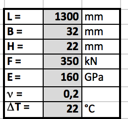 Solved A rod with the dimension LxBxH (Length x widht x | Chegg.com
