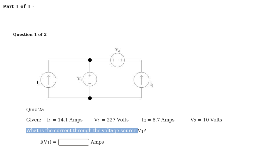 Use KVL, KCL, and Ohm's Law to find the values. I | Chegg.com