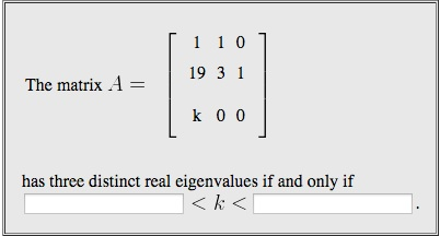 Solved A matrix A has three distinct eigenvalues if and only | Chegg.com