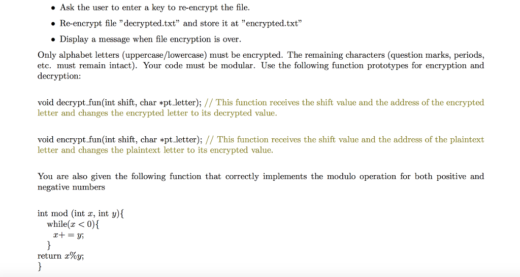 2 Caesar's Cipher (50 points) The Caesar's cipher is | Chegg.com