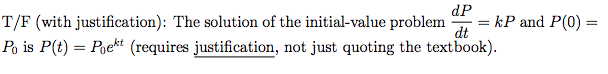 Solved The solution of the initial-value problem dP/dt = kP | Chegg.com