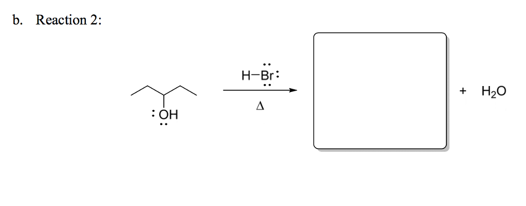 Solved 2. Alcohol Substitution Reaction Mechanism: Draw the | Chegg.com