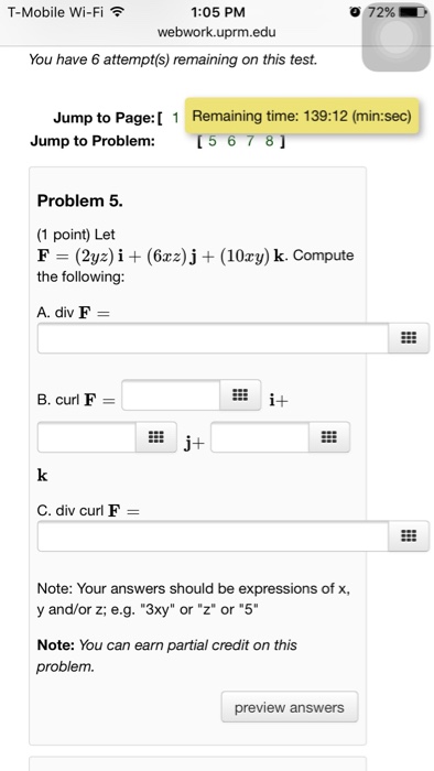 Solved Let F = (2yz) i + (6xz) j + (10xy) k. Compute the | Chegg.com