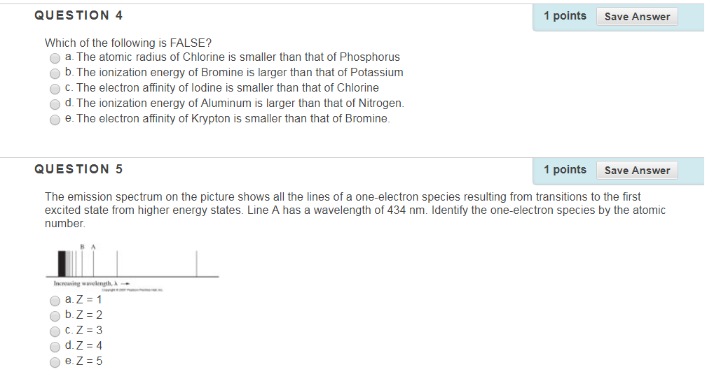 Solved QUESTION 4 1 points Save Answer Which of the | Chegg.com Solved QUESTION 4 1 points Save Answer Which of the | Chegg.com