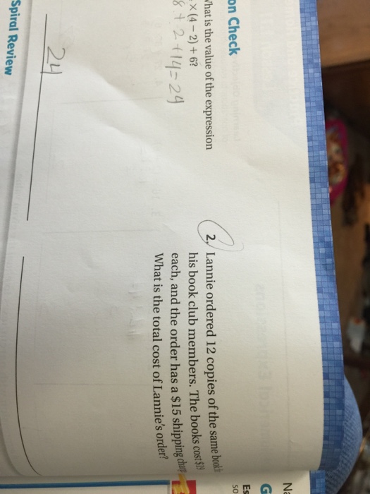 Solved Math for 5th grade please explain the answers | Chegg.com
