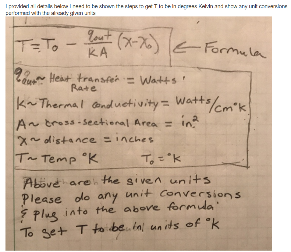 Solved I provided all details below I need to be shown the | Chegg.com