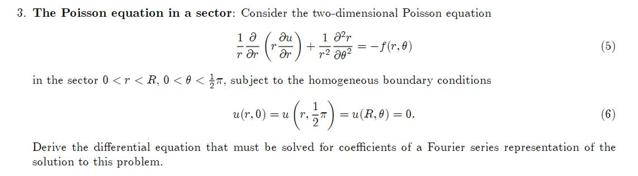 Consider the two-dimensional Poisson equation 1/r | Chegg.com
