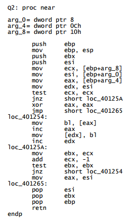 What is the corresponding C code of these | Chegg.com