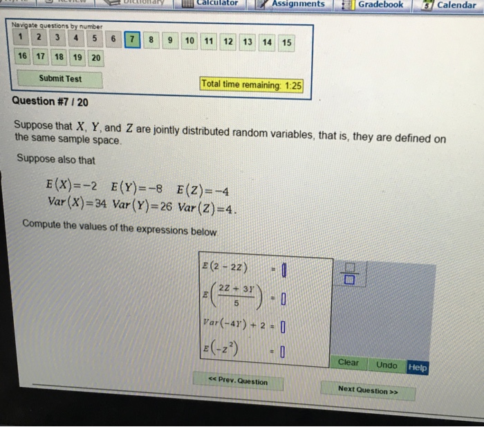 Solved Suppose That X Y And Z Are Jointly Distributed 