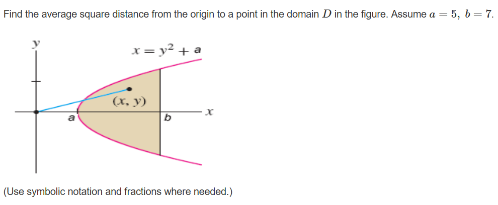 Solved Find the average square distance from the origin to a | Chegg.com