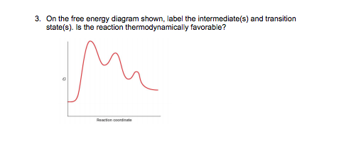 Solved On the free energy diagram shown, label the | Chegg.com