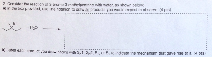 Solved consider the reaction of 3-bromo-3-methylpentane with | Chegg.com