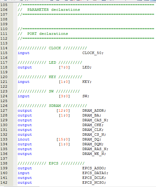 Solved 1. In the following Code from Quartus identify | Chegg.com