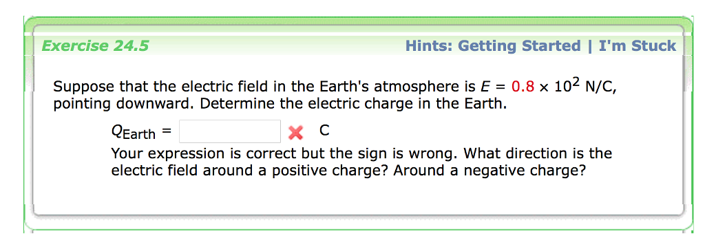 Solved Exercise 24.5 Hints: Getting Started | I'm Stuck | Chegg.com