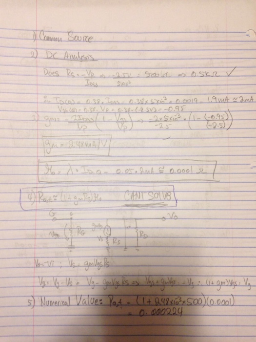 Solved 1. Small-Signal Parameters and Basic Configurations | Chegg.com