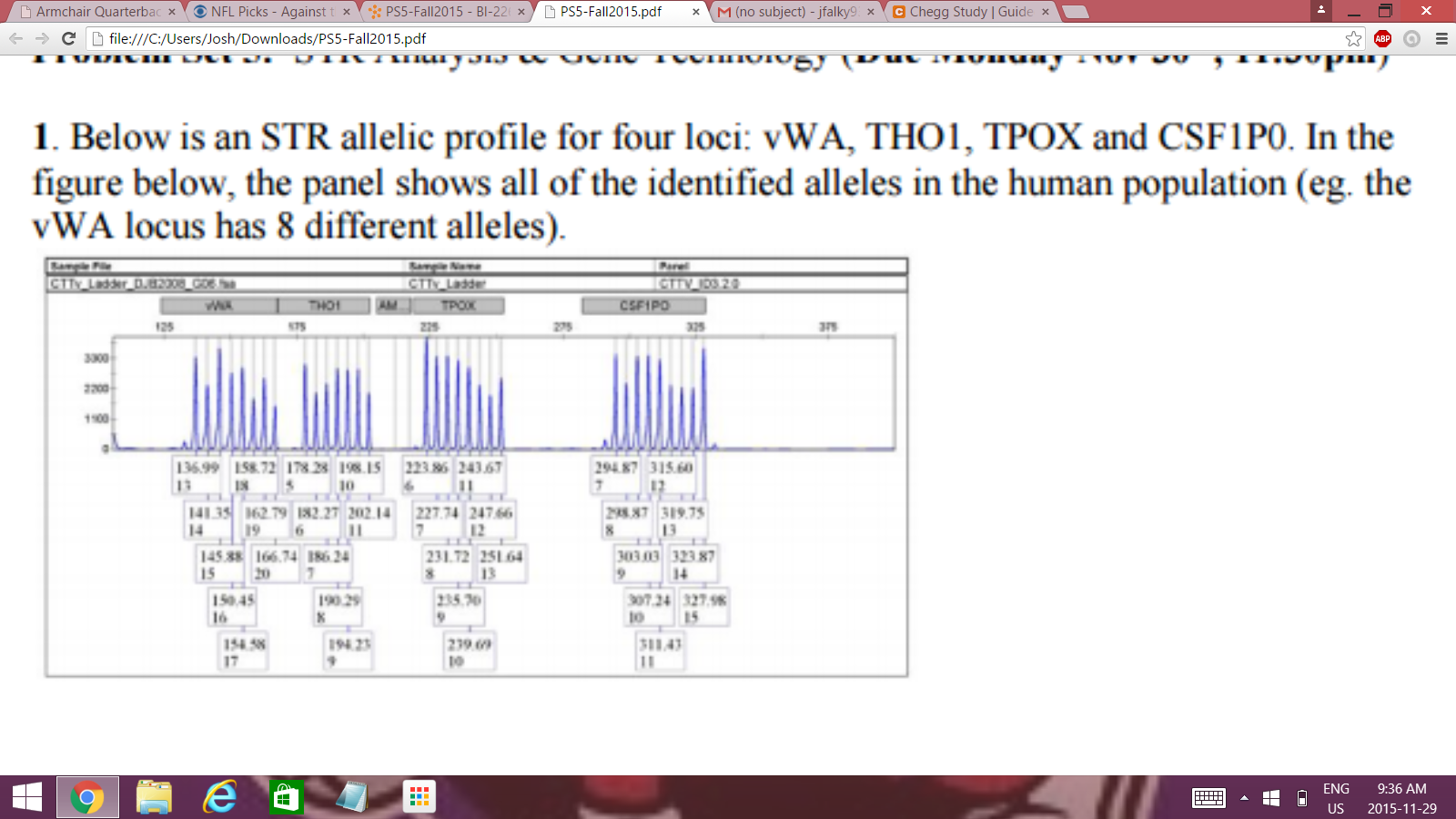 Solved a. John Doe has the following profile: vWA(15,20), | Chegg.com