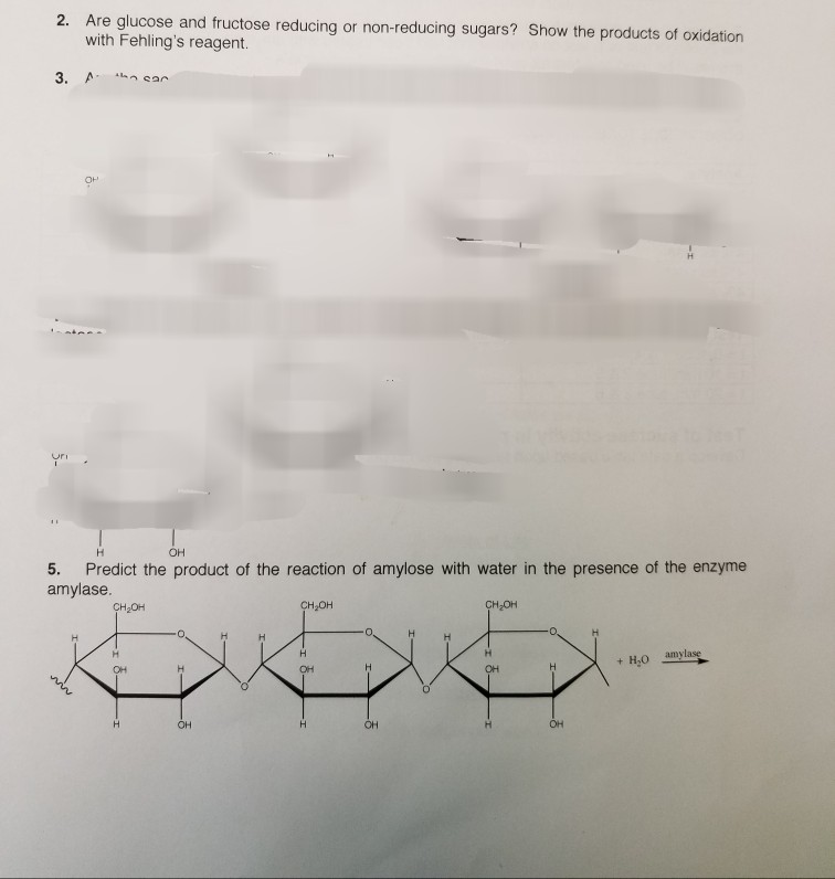 Solved Are glucose and fructose reducing or non-reducing | Chegg.com