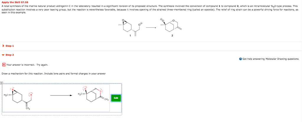 Solved A total synthesis of the marine natural product | Chegg.com