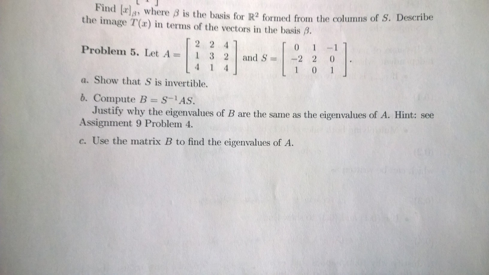 Show that the eigenvalues of an upper triangular | Chegg.com