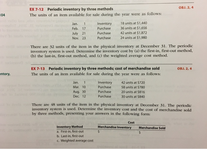 Solved The units of an item available for sale during the | Chegg.com