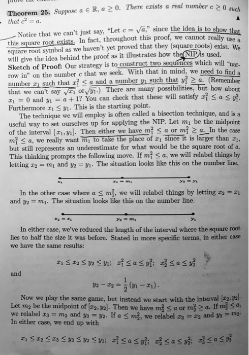 Solved Intro to Real Analysis. Provided is an outline of the | Chegg.com