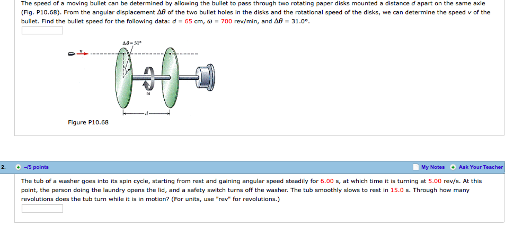 Solved The speed of a moving bullet can be determined by | Chegg.com