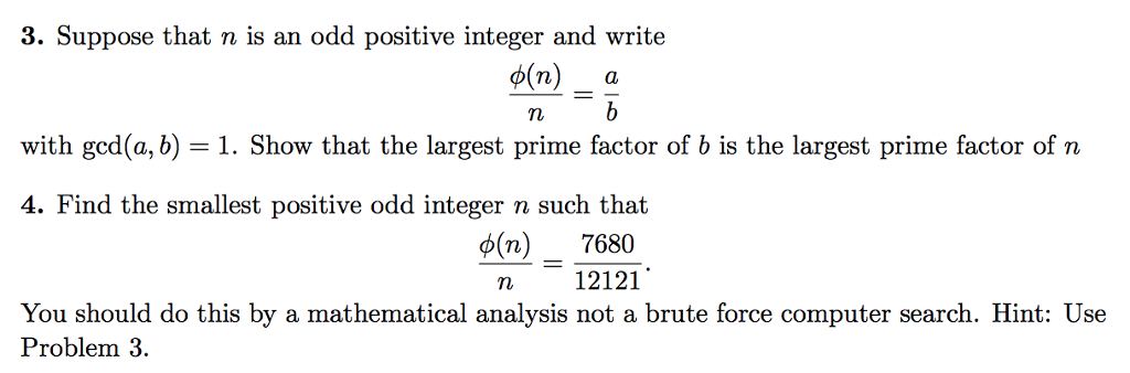 Solved 3. Suppose that n is an odd positive integer and | Chegg.com