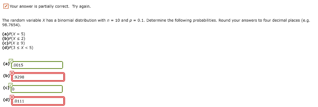 Solved Your Answer Is Partially Correct Try Again The