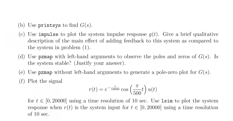 Solved A) Listing of your Matlab code or a session log | Chegg.com