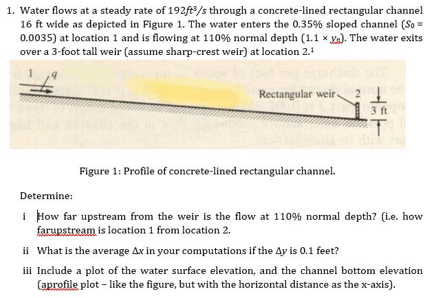 Solved 1. water flows at a steady rate of 192 /s through a | Chegg.com