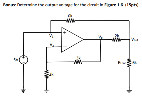 Solved Determine the output voltage for the circuit in | Chegg.com