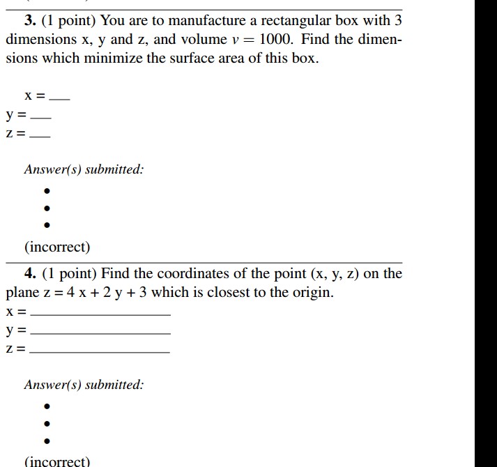Solved You are to manufacture a rectangular box with | Chegg.com